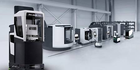 Autonomous pallet handling in new sizes - DMG MORI México